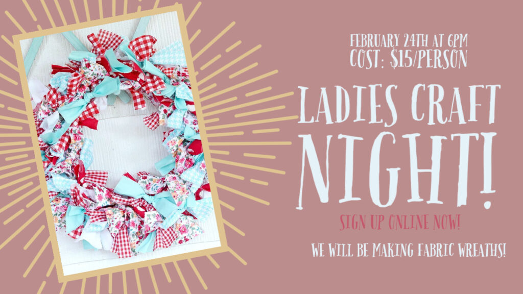 Ladies Craft Night - Community Christian Fellowship